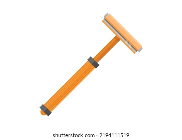 Razor Blade Simple Flat Illustration Stock Vector (Royalty Free ...