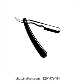 Straight Razor Icon Vector Logo Stock Vector (Royalty Free) 1258245052 ...