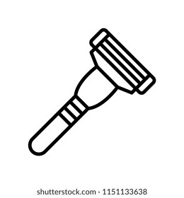 Razor Outline Vector Icon Stock Vector (Royalty Free) 1151133638 ...