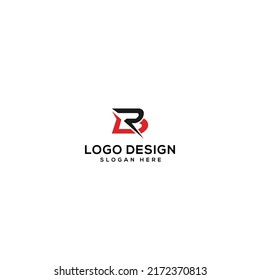 Rb Letter Logo Design Vector Illustration Stock Vector (Royalty Free ...