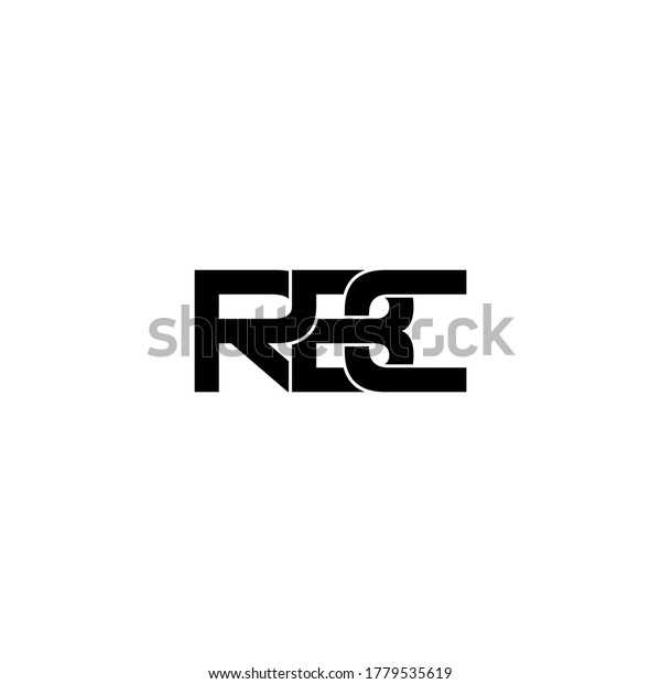 Rbc Letter Original Monogram Logo Design Stock Vector (Royalty Free ...