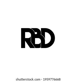 Rbd Letter Original Monogram Logo Design Stock Vector (Royalty Free ...