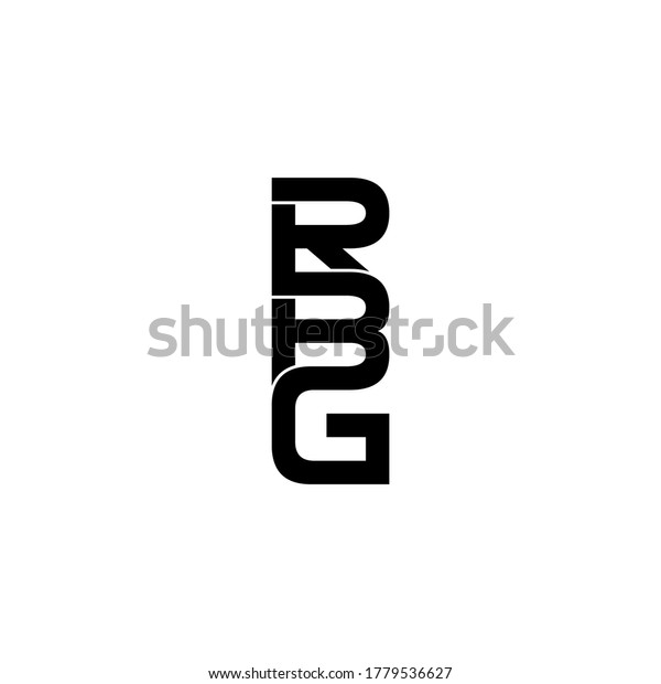 Rbg Letter Original Monogram Logo Design Stock Vector (Royalty Free ...