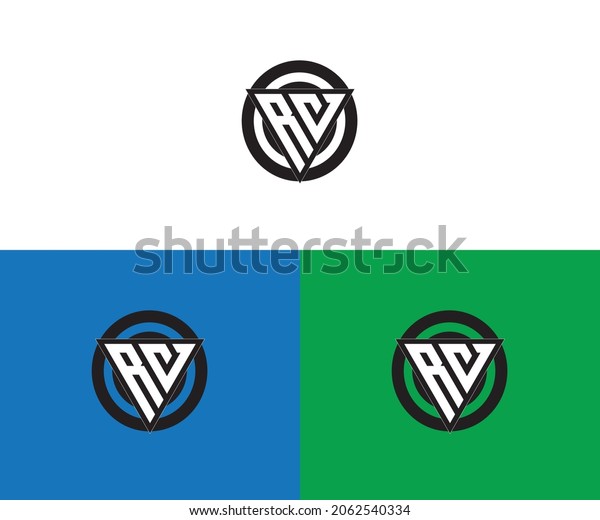 Rc Circle Shape Logo Art Stock Vector (Royalty Free) 2062540334 ...