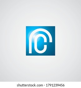 Rc Letter Logo Design Creative Modern Stock Vector (Royalty Free ...