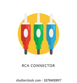 Rca Connector Icon Vector Logotype Stock Vector (Royalty Free ...