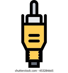 Rca Outline Icon Stock Vector (Royalty Free) 453284665 | Shutterstock