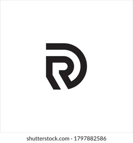Rd Dr Letter Logo Design Vector Stock Vector (Royalty Free) 1797882586 ...