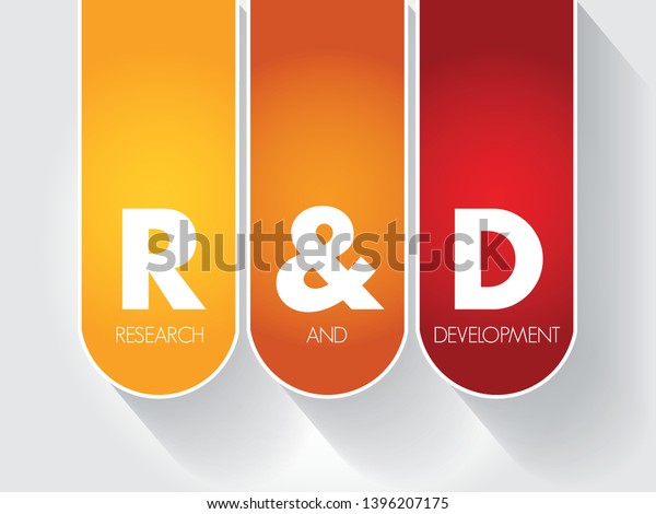 Rd Research Development Acronym Business Concept Stock Vector (Royalty ...