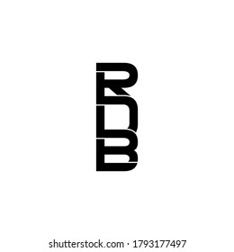 Rdb Letter Original Monogram Logo Design Stock Vector (Royalty Free ...