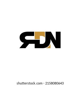 Rdn Letter Monogram Logo Design Vector Stock Vector (Royalty Free ...