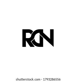 Rdn Letter Original Monogram Logo Design Stock Vector (Royalty Free ...