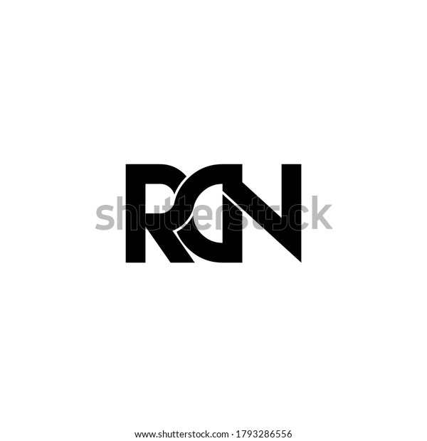 Rdn Letter Original Monogram Logo Design Stock Vector (Royalty Free ...