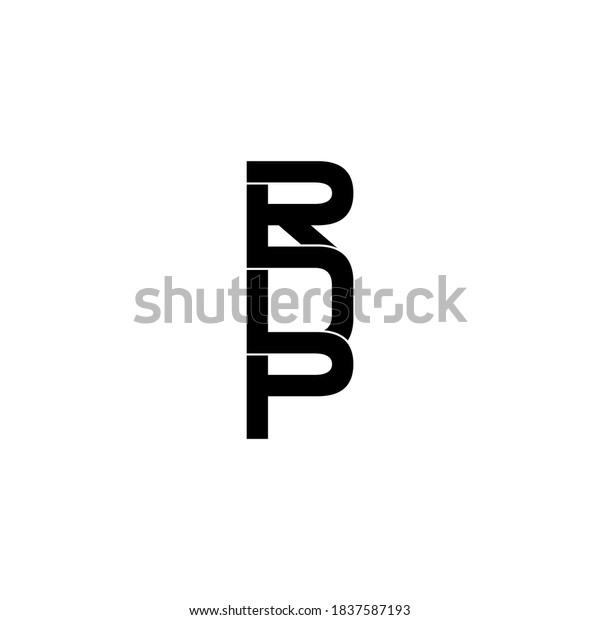 Rdp Letter Original Monogram Logo Design Stock Vector (Royalty Free ...