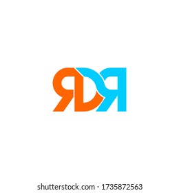 Rdr Letter Original Monogram Logo Design Stock Vector (Royalty Free ...