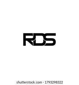 Rds Letter Original Monogram Logo Design Stock Vector (Royalty Free ...