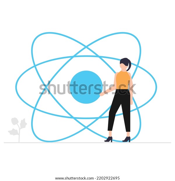 React Programing Illustration Which Suitable Commercial Stock Vector Royalty Free 2202922695