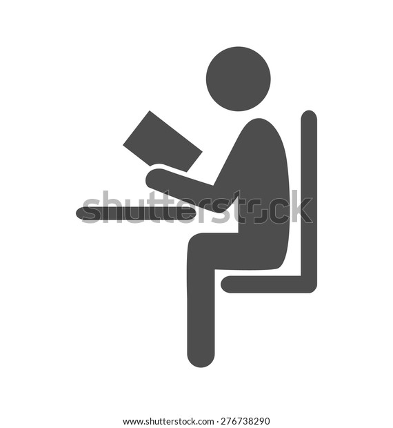 Read Book Man Flat Icon Pictogram 스톡 벡터(로열티 프리) 276738290 | Shutterstock