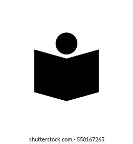 Read Icon Vector Logo Stock Vector (Royalty Free) 550167265 | Shutterstock