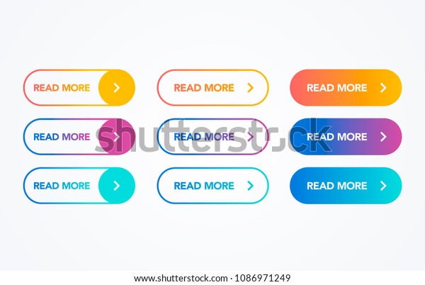 Read More Colorful Button Set On Stock Vector (Royalty Free) 1086971249 Read More Colorful Button Set On Stock Vector (Royalty Free) 1086971249