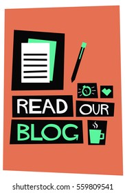 33 Read Our Blog Images, Stock Photos & Vectors | Shutterstock