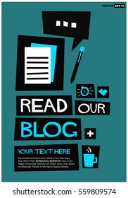 33 Read Our Blog Images, Stock Photos & Vectors | Shutterstock