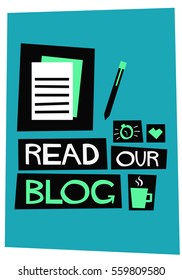 33 Read Our Blog Images, Stock Photos & Vectors | Shutterstock