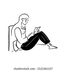 Free Stock Photo of Person Sitting Down Reading a Book | Download Free ...