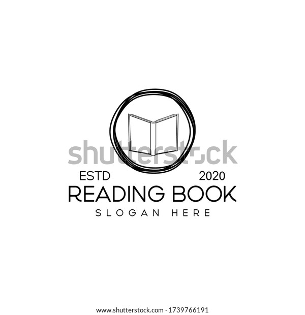 Reading Book Logo Design Template Business Stock Vector (Royalty Free ...