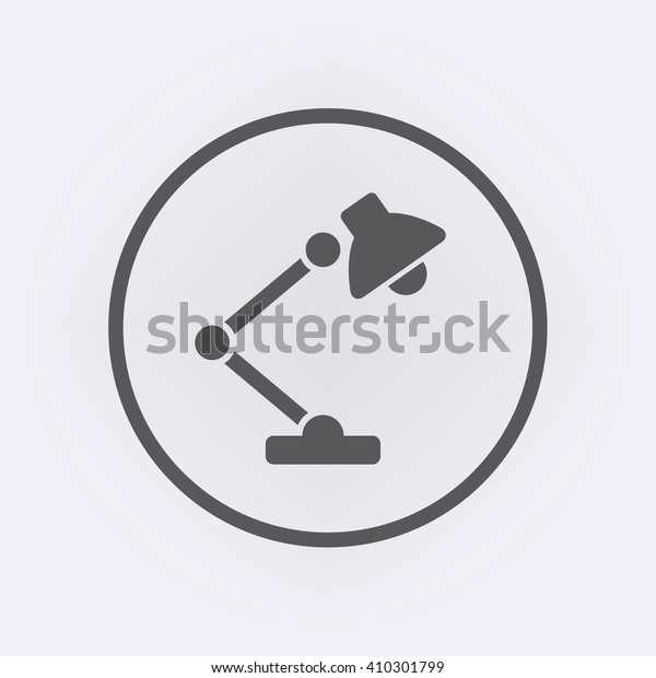 Reading Lamp Icon Vector Illustration Stock Vector (Royalty Free ...