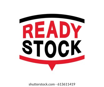 Ready Stock Stock Vector (Royalty Free) 613611419 | Shutterstock