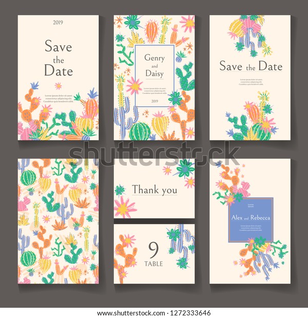 Ready Wedding Card Design Template Beautiful Stock Vector (Royalty Free ...