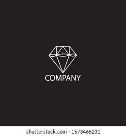 Real Diamond Logo Design Background Stock Vector (Royalty Free) 1573465231