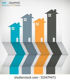 Real Estate Abstract Concept Vector Infographic Stock Vector (Royalty ...