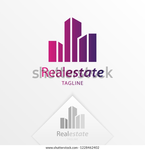 Real Estate Logo Stock Vector (Royalty Free) 1228462402 | Shutterstock