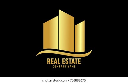 Real Estate Luxury Stock Vector (Royalty Free) 736882675 | Shutterstock
