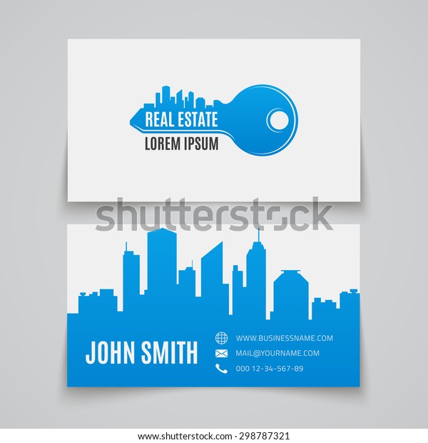 Real Estate Simple Key Logo Business Stock Vector (Royalty Free) 298787321