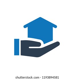 Real Estate Support Icon Stock Vector (Royalty Free) 1193894581 ...