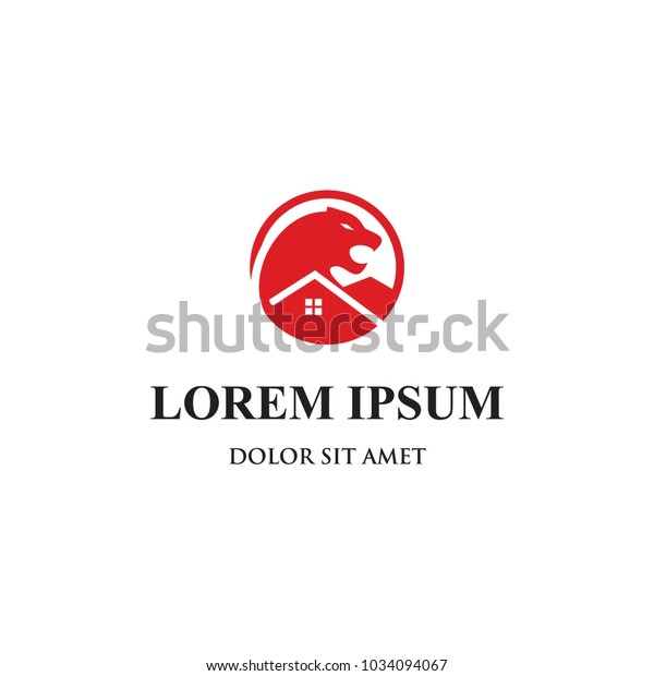 Real Estate Tiger Logo Icon Vector Stock Vector (Royalty Free ...