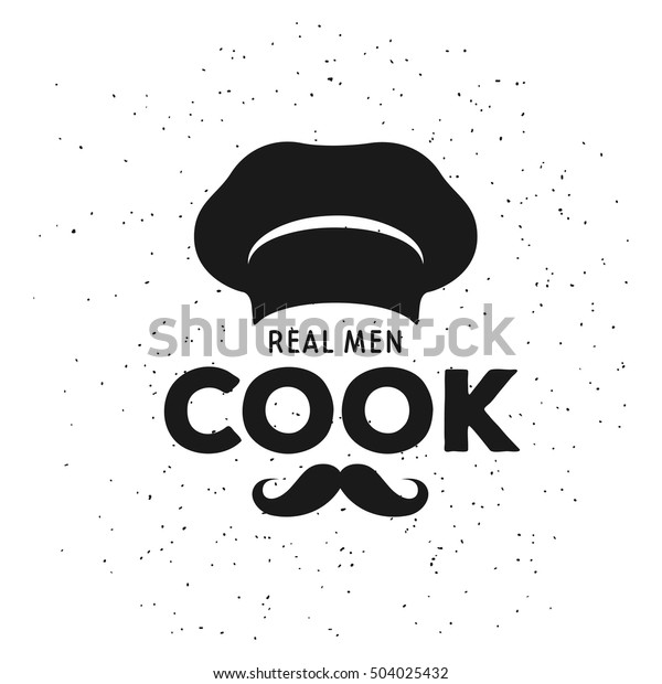 Real Men Cook Kitchen Related Poster Stock Vector (Royalty Free ...
