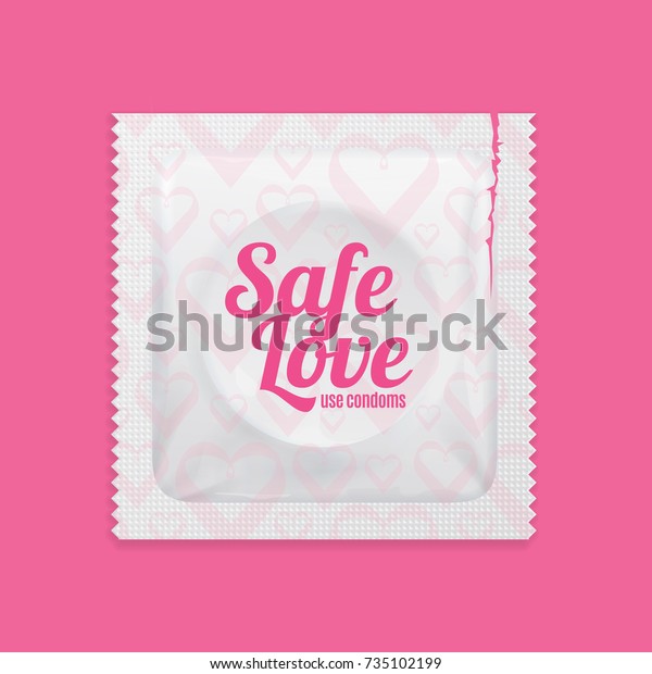 Realistic 3d Detailed Condoms Package Safe Stock Vector Royalty Free