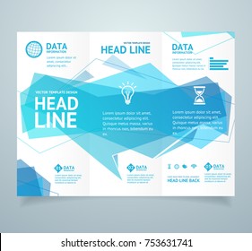 Realistic 3d Detailed Leaflet Booklet Design Stock Vector (Royalty Free ...