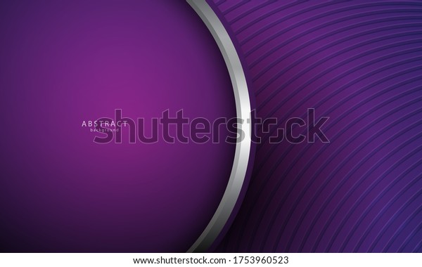 Realistic Abstract Background Silver Violet Color Stock Vector (Royalty ...