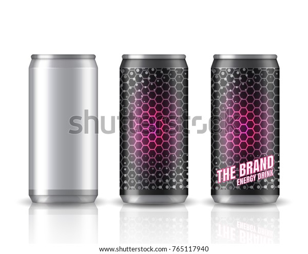 Realistic Aluminum Cans Vector Illustration Image: vetor stock (livre ...