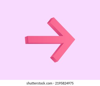 Realistic Arrow 3d Icon Design Illustrations Stock Vector (Royalty Free ...