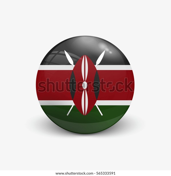 Realistic Ball Flag Kenya Sphere Reflection: เวกเตอร์สต็อก (ปลอดค่าลิขสิทธิ์) 565333591 ...