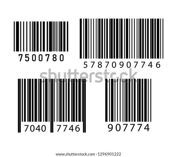 Realistic Bar Code Icon Modern Simple Stock Vector (Royalty Free ...