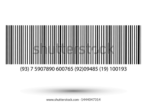 Realistic Bar Code Icon Modern Simple Stock Vector (Royalty Free ...