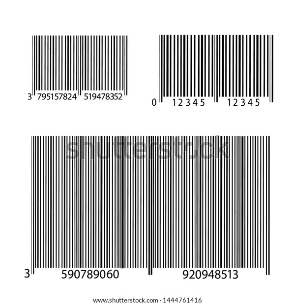 Realistic Bar Code Icon Modern Simple Stock Vector (Royalty Free ...