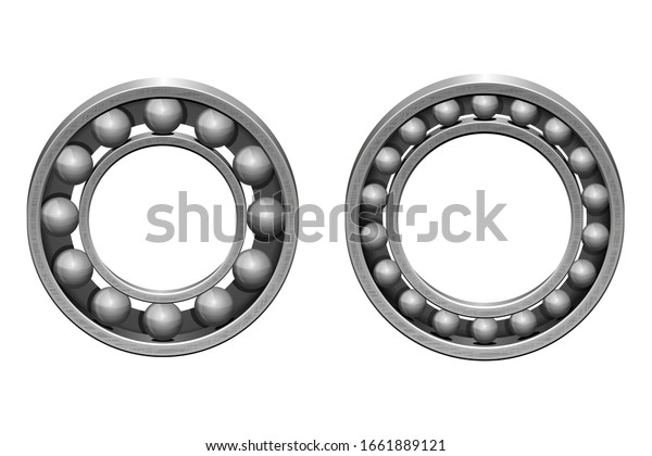 Realistic Bearing Vector Design Illustration Isolated Stock Vector ...